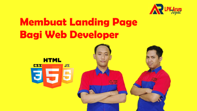 Membuat Landing Page Bagi Web Developer | Karier.mu